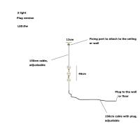China Pearl Drop Series Dimmable LED Hanging Lamps Staircase Very Long Luminaire (WH-NC-133) for sale