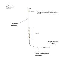 China Pearl Drop Series Dimmable LED Hanging Lamps Staircase Very Long Luminaire (WH-NC-133) for sale