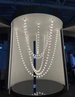 China Pearl Drop Series Dimmable LED Hanging Lamps Staircase Very Long Luminaire (WH-NC-133) for sale