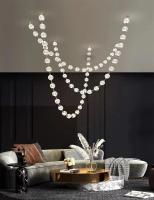 China Pearl Drop Series Dimmable LED Hanging Lamps Staircase Very Long Luminaire (WH-NC-133) for sale