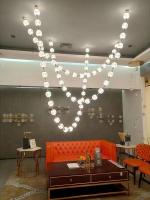 China Pearl Drop Series Dimmable LED Hanging Lamps Staircase Very Long Luminaire (WH-NC-133) for sale