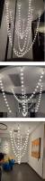 China Pearl Drop Series Dimmable LED Hanging Lamps Staircase Very Long Luminaire (WH-NC-133) for sale