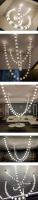 China Pearl Drop Series Dimmable LED Hanging Lamps Staircase Very Long Luminaire (WH-NC-133) for sale
