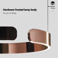 China Mito sospeso chandelier Nordic Led Dimmable ring light staircase lamp (WH-NC-134) for sale