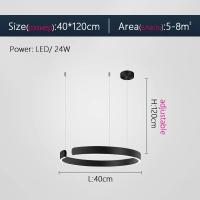 China Mito sospeso chandelier Nordic Led Dimmable ring light staircase lamp (WH-NC-134) for sale