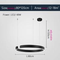 China Mito sospeso chandelier Nordic Led Dimmable ring light staircase lamp (WH-NC-134) for sale