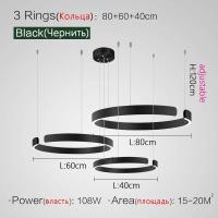 China Mito sospeso chandelier Nordic Led Dimmable ring light staircase lamp (WH-NC-134) for sale