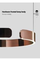 China Mito sospeso chandelier Nordic Led Dimmable ring light staircase lamp (WH-NC-134) for sale