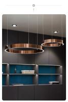 China Mito sospeso chandelier Nordic Led Dimmable ring light staircase lamp (WH-NC-134) for sale