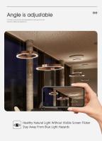 China Mito sospeso chandelier Nordic Led Dimmable ring light staircase lamp (WH-NC-134) for sale