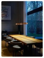 China Mito sospeso chandelier Nordic Led Dimmable ring light staircase lamp (WH-NC-134) for sale