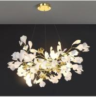 China Luxury Ginkgo Led Chandeliers Living Dining Room Lighting staircase lamp (WH-NC-135) for sale