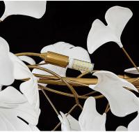 China Luxury Ginkgo Led Chandeliers Living Dining Room Lighting staircase lamp (WH-NC-135) for sale