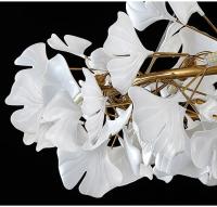 China Luxury Ginkgo Led Chandeliers Living Dining Room Lighting staircase lamp (WH-NC-135) for sale