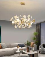 China Luxury Ginkgo Led Chandeliers Living Dining Room Lighting staircase lamp (WH-NC-135) for sale