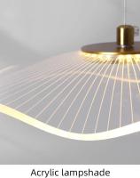 China Lotus Chandeliers Staircase Lighting High-rise House Stair Chandelier Dining Room  (WH-NC-136) for sale