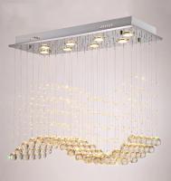 China Modern Hanging Line Light Minimalist Restaurant Light Luxurious Crystal Light  (WH-NC-137) for sale