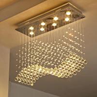 China Modern Hanging Line Light Minimalist Restaurant Light Luxurious Crystal Light  (WH-NC-137) for sale
