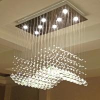 China Modern Hanging Line Light Minimalist Restaurant Light Luxurious Crystal Light  (WH-NC-137) for sale