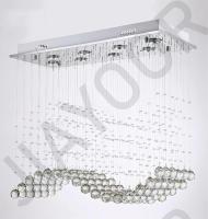 China Modern Hanging Line Light Minimalist Restaurant Light Luxurious Crystal Light  (WH-NC-137) for sale
