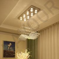 China Modern Hanging Line Light Minimalist Restaurant Light Luxurious Crystal Light  (WH-NC-137) for sale