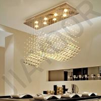China Modern Hanging Line Light Minimalist Restaurant Light Luxurious Crystal Light  (WH-NC-137) for sale