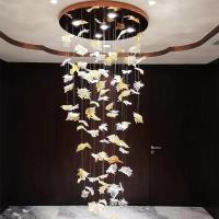 China Modern Hotel Lobby Maple Leaf Lamp Banquet Hall Lobby Lamp   (WH-NC-139) for sale