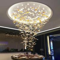 China Modern Hotel Lobby Maple Leaf Lamp Banquet Hall Lobby Lamp   (WH-NC-139) for sale