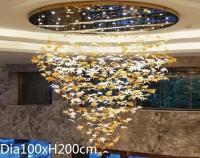 China Modern Hotel Lobby Maple Leaf Lamp Banquet Hall Lobby Lamp   (WH-NC-139) for sale
