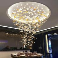 China Modern Hotel Lobby Maple Leaf Lamp Banquet Hall Lobby Lamp   (WH-NC-139) for sale