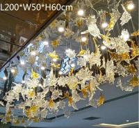 China Modern Hotel Lobby Maple Leaf Lamp Banquet Hall Lobby Lamp   (WH-NC-139) for sale