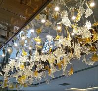 China Modern Hotel Lobby Maple Leaf Lamp Banquet Hall Lobby Lamp   (WH-NC-139) for sale