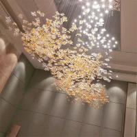 China Modern Hotel Lobby Maple Leaf Lamp Banquet Hall Lobby Lamp   (WH-NC-139) for sale