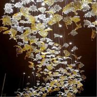 China Modern Hotel Lobby Maple Leaf Lamp Banquet Hall Lobby Lamp   (WH-NC-139) for sale