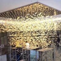 China Modern Hotel Lobby Maple Leaf Lamp Banquet Hall Lobby Lamp   (WH-NC-139) for sale