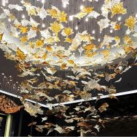 China Modern Hotel Lobby Maple Leaf Lamp Banquet Hall Lobby Lamp   (WH-NC-139) for sale