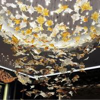 China Modern Hotel Lobby Maple Leaf Lamp Banquet Hall Lobby Lamp   (WH-NC-139) for sale