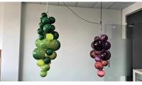China Italian Fruit Purple Grape Pendant Lamp Restaurant Villa Staircase Designer Lamp  (WH-NC-140) for sale
