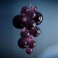 China Italian Fruit Purple Grape Pendant Lamp Restaurant Villa Staircase Designer Lamp  (WH-NC-140) for sale