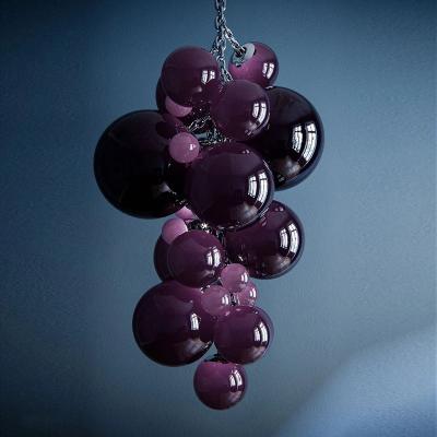 China Italian Fruit Purple Grape Pendant Lamp Restaurant Villa Staircase Designer Lamp  (WH-NC-140) for sale