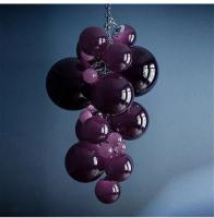 China Italian Fruit Purple Grape Pendant Lamp Restaurant Villa Staircase Designer Lamp  (WH-NC-140) for sale