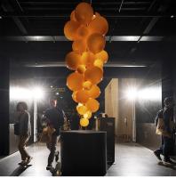 China Italian Fruit Purple Grape Pendant Lamp Restaurant Villa Staircase Designer Lamp  (WH-NC-140) for sale