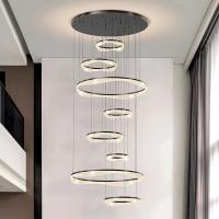 China Modern ring stairs led lights pendant light lamps staircase lamp (WH-NC-142) for sale