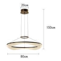 China Modern ring stairs led lights pendant light lamps staircase lamp (WH-NC-142) for sale