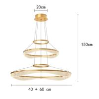 China Modern ring stairs led lights pendant light lamps staircase lamp (WH-NC-142) for sale