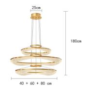 China Modern ring stairs led lights pendant light lamps staircase lamp (WH-NC-142) for sale