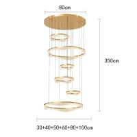 China Modern ring stairs led lights pendant light lamps staircase lamp (WH-NC-142) for sale