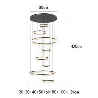 China Modern ring stairs led lights pendant light lamps staircase lamp (WH-NC-142) for sale