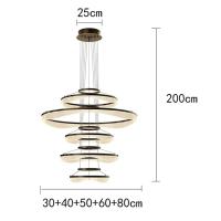 China Modern ring stairs led lights pendant light lamps staircase lamp (WH-NC-142) for sale