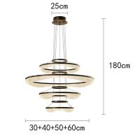 China Modern ring stairs led lights pendant light lamps staircase lamp (WH-NC-142) for sale